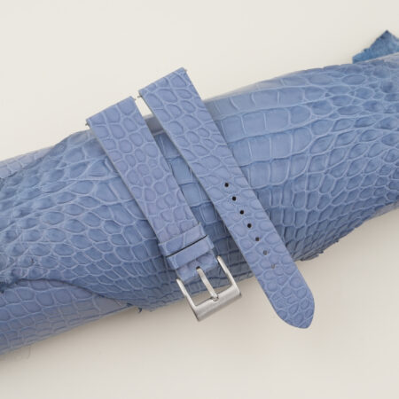 Vintage Turquoise Alligator Round Scales Leather Watch Strap | Handdn ...